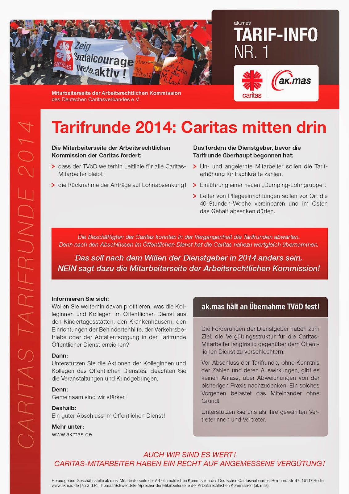 Caritas-Verdi: Februar 2014